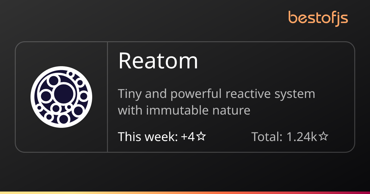 Best of JS • Reatom