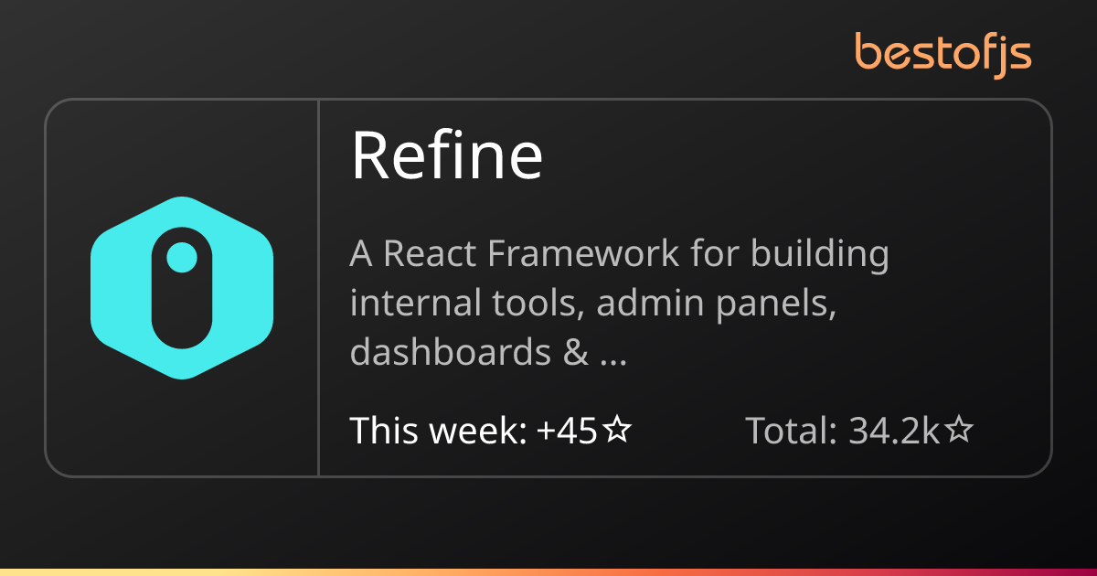 Best of JS • Refine