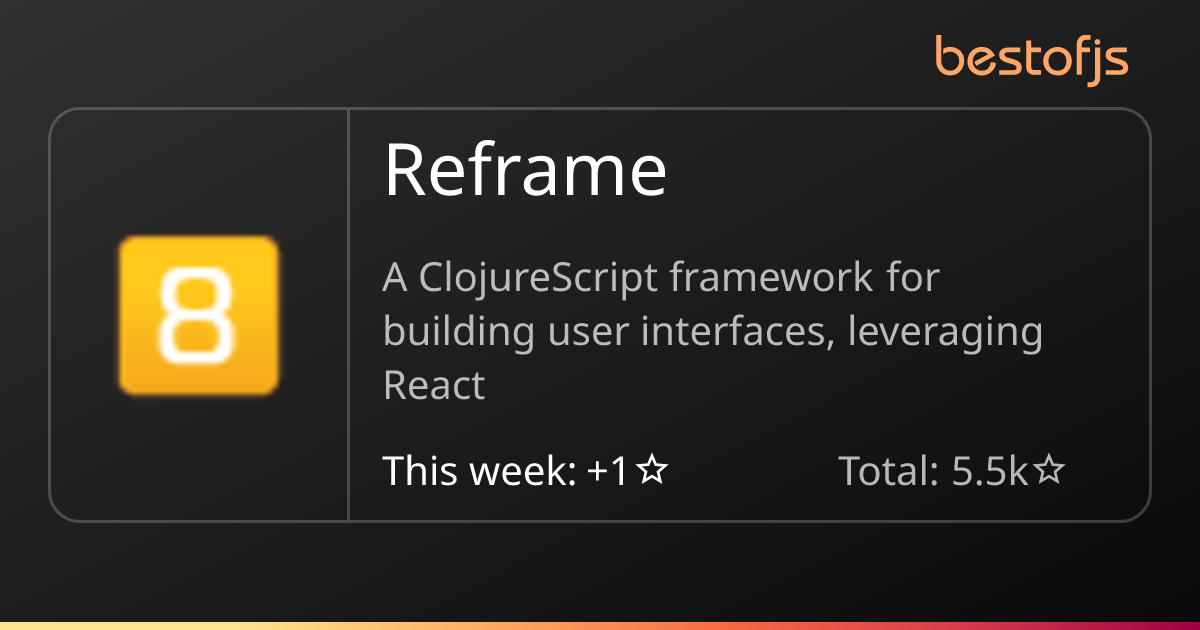 Best of JS • Reframe