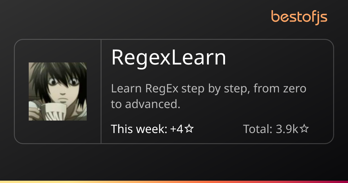 Best of JS • RegexLearn
