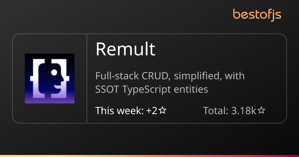 Best of JS • Remult