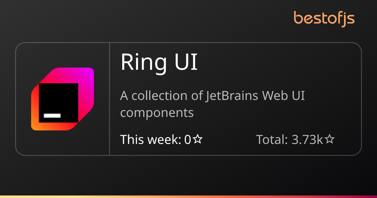Best of JS • Ring UI