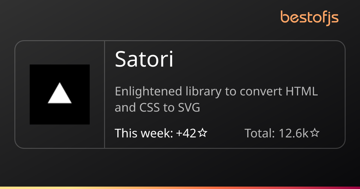 Best of JS • Satori