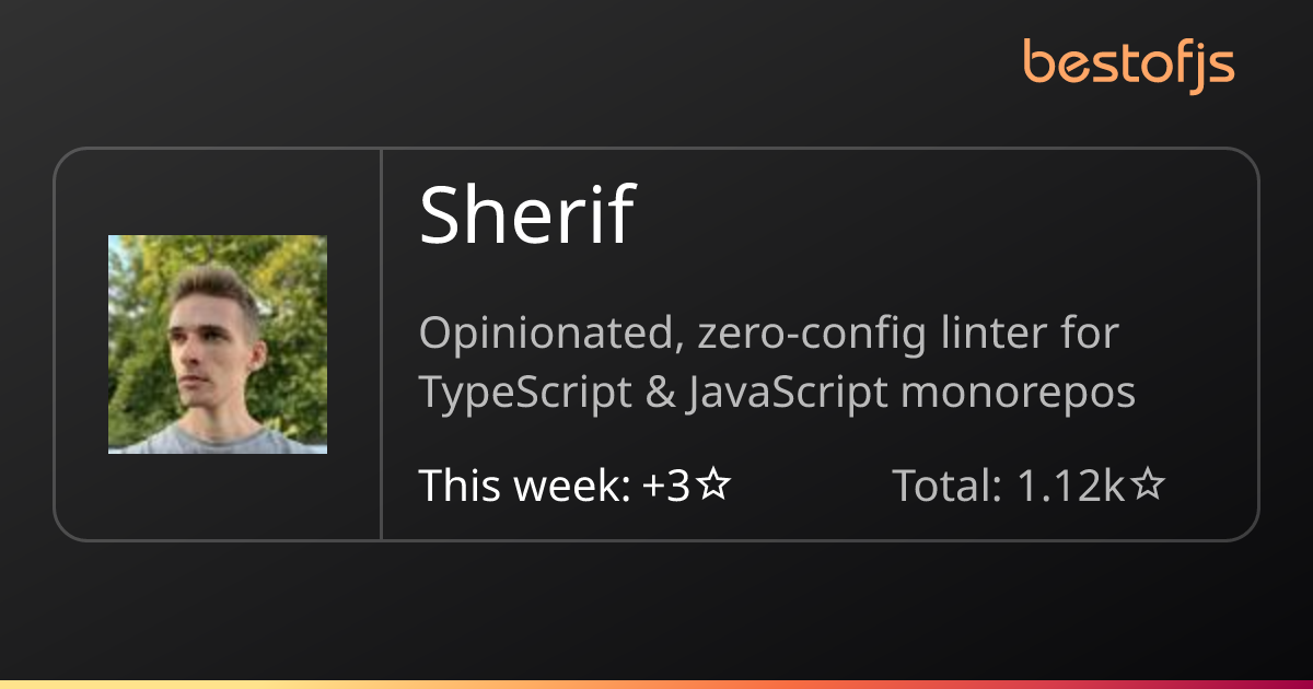 Best of JS • Sherif