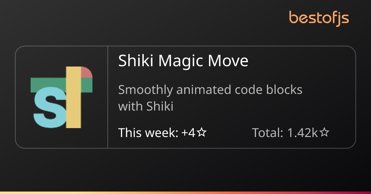 Best of JS • Shiki Magic Move