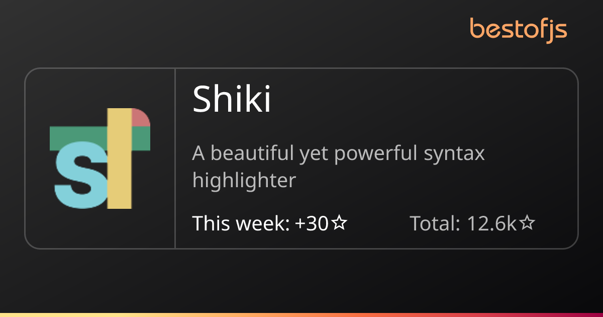 Best of JS • Shiki