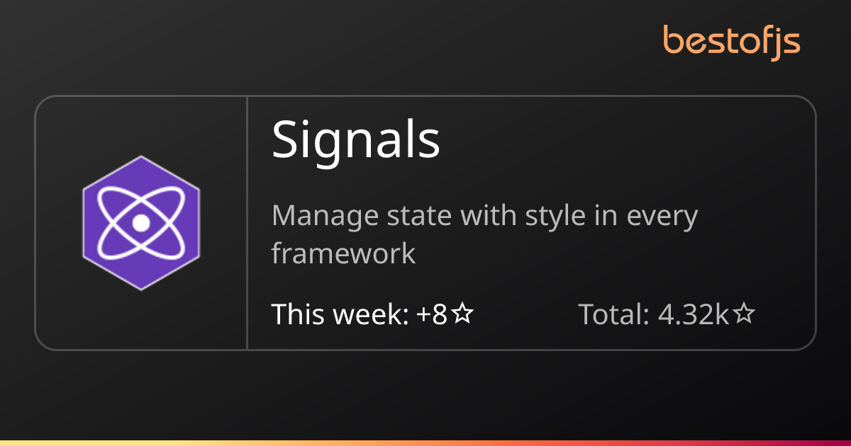 Best of JS • Signals