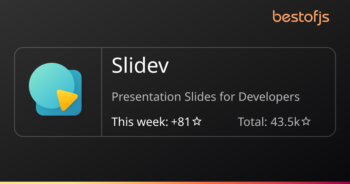 Best of JS • Slidev