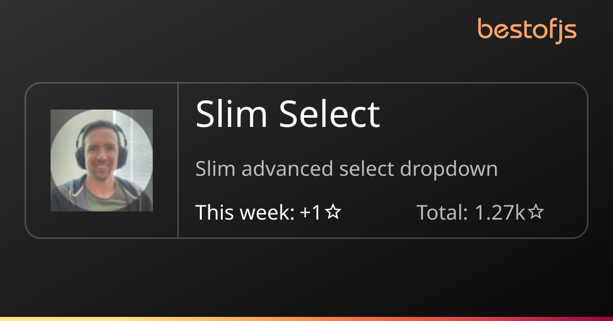 Best of JS • Slim Select