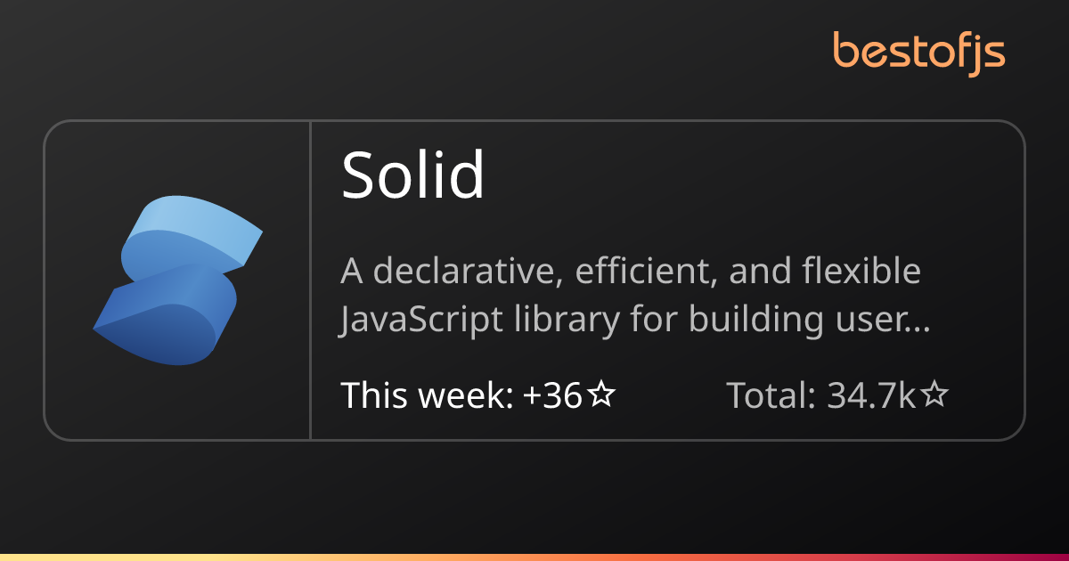 Best of JS • Solid
