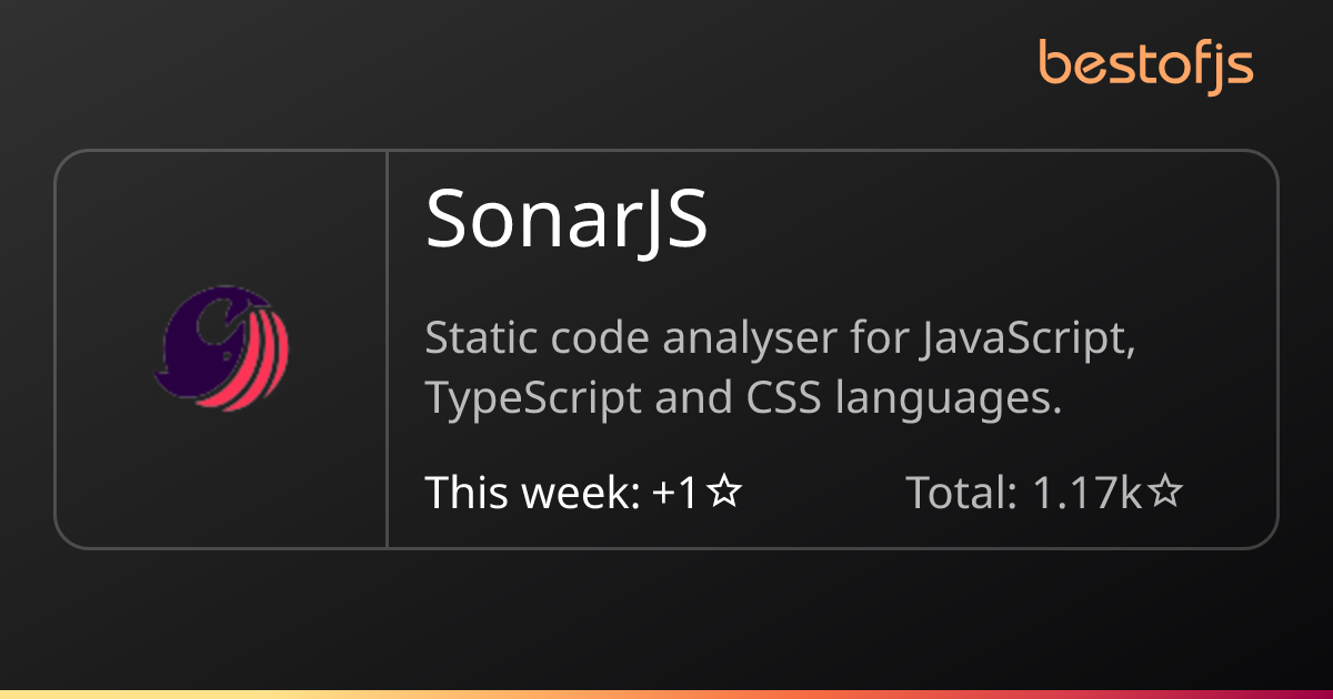 Best of JS • SonarJS