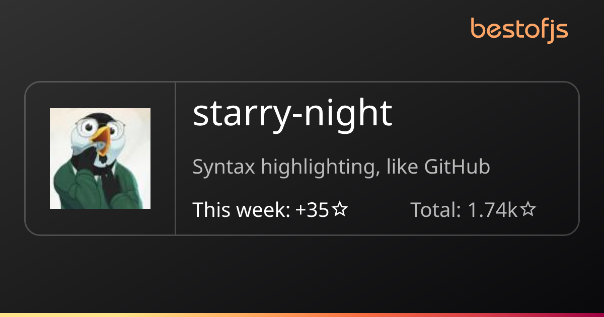 Best of JS • starry-night