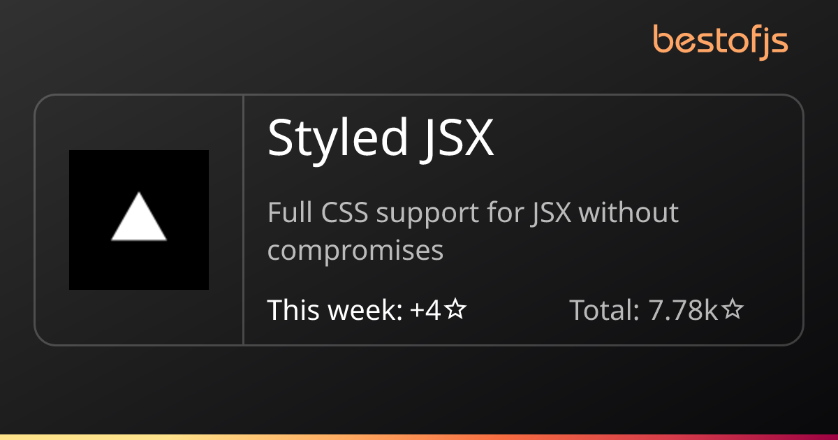 Best of JS • Styled JSX Best of JS • Styled JSX
