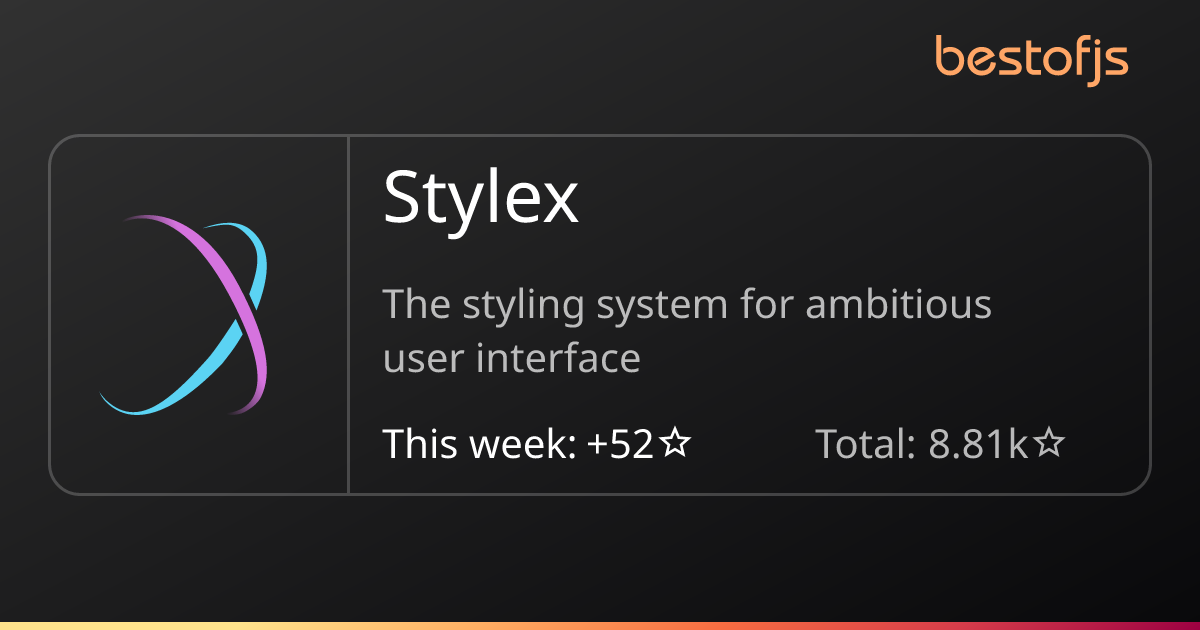 Best of JS • Stylex