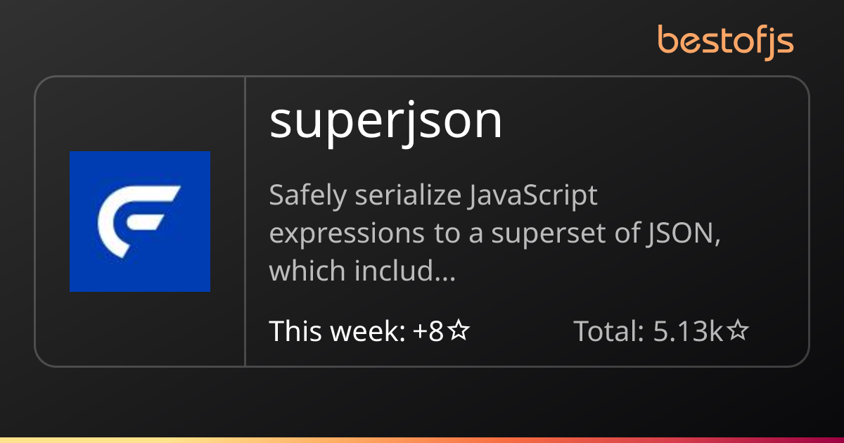 Best of JS • superjson