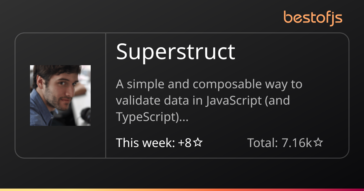 Best of JS • Superstruct