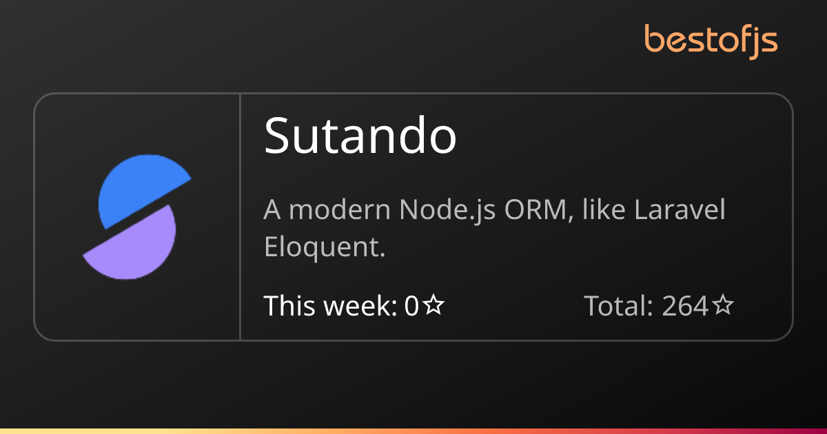 Best Of Js • Sutando 