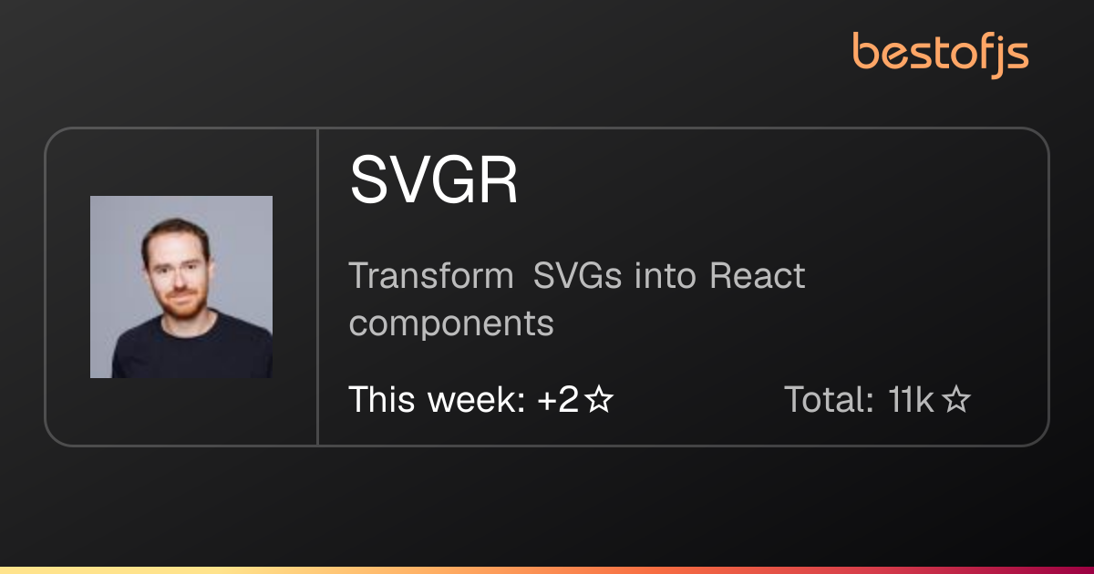 Best of JS • SVGR
