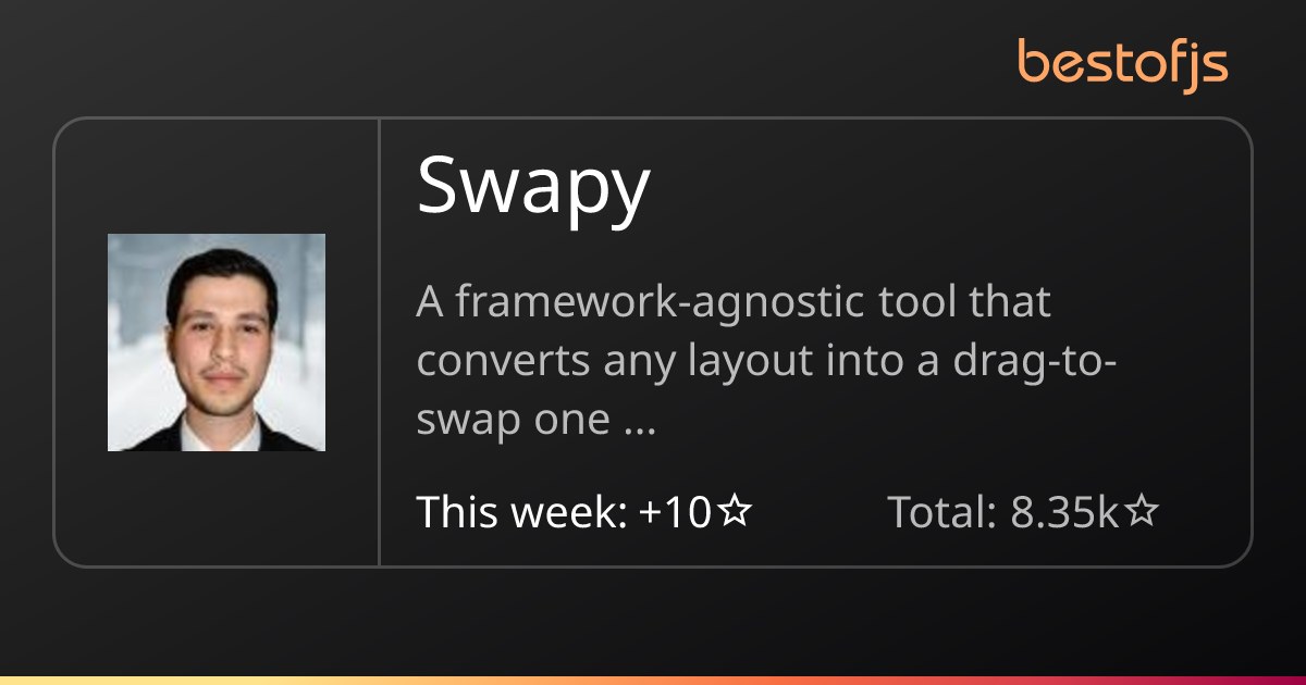 Best of JS • Swapy