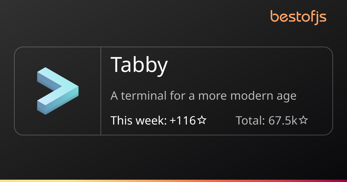 Best of JS • Tabby