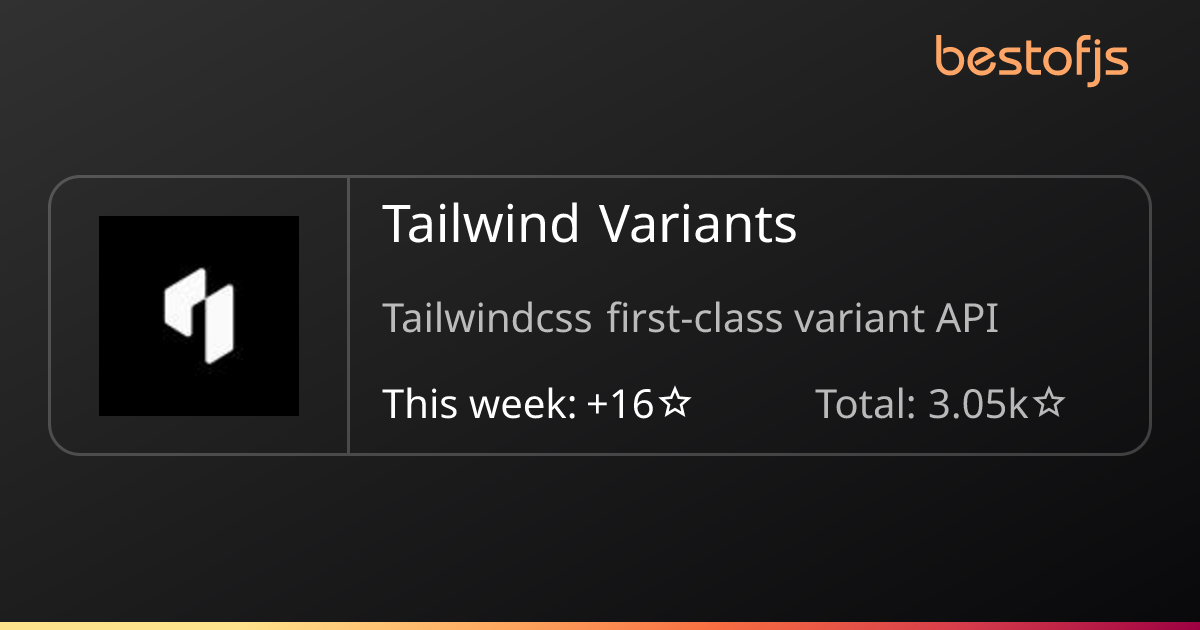 Best of JS • Tailwind Variants
