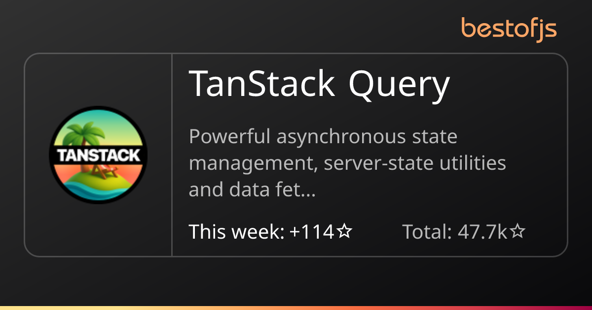 Best of JS • TanStack Query