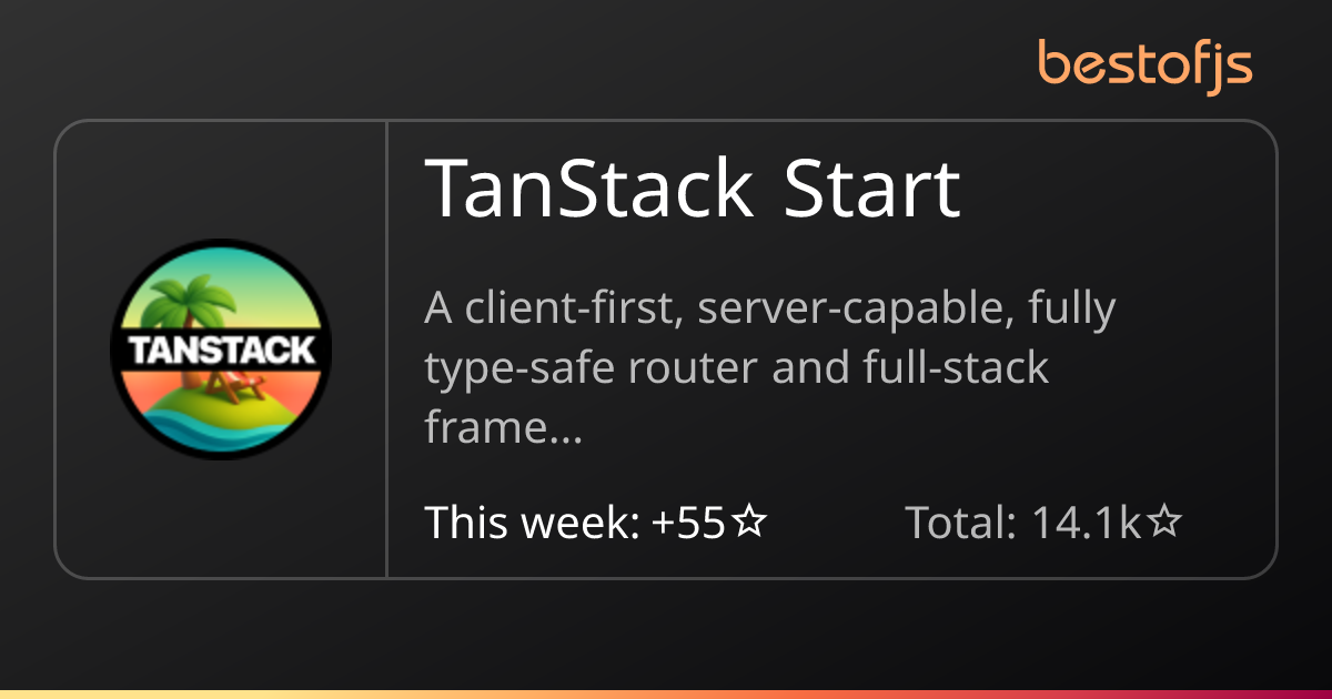 Best of JS • TanStack Start
