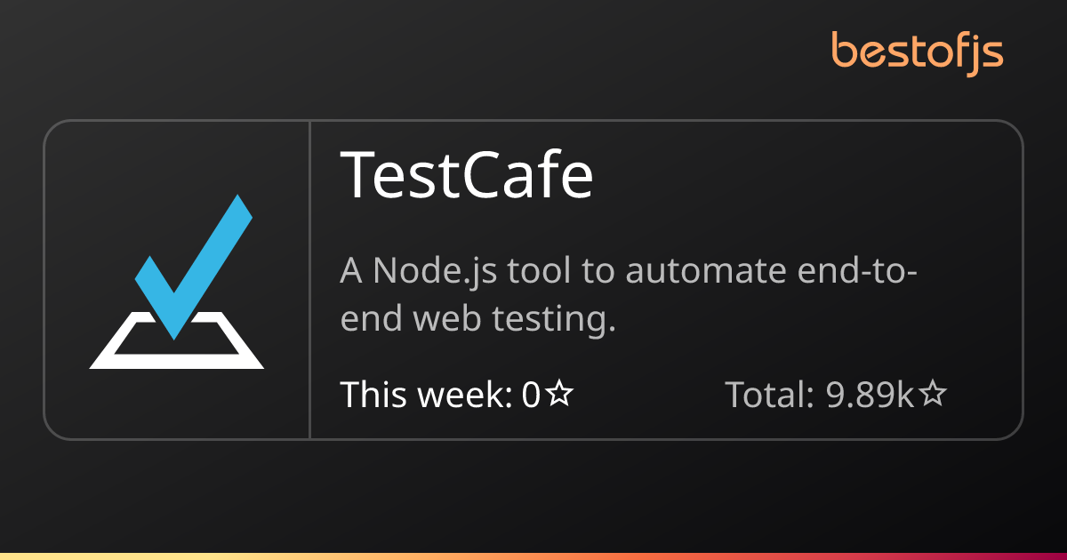 Best of JS • TestCafe
