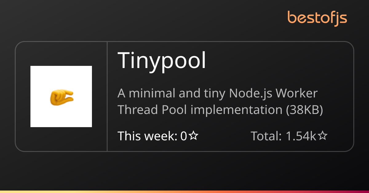 Best of JS • Tinypool