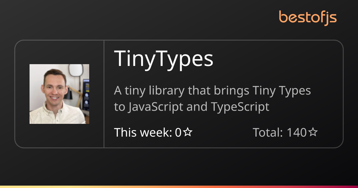 Best of JS • TinyTypes