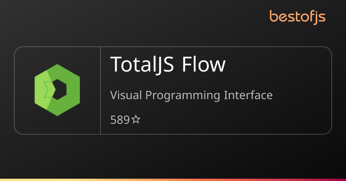 Best of JS • TotalJS Flow