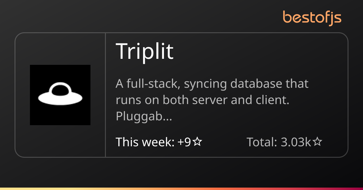 Best of JS • Triplit