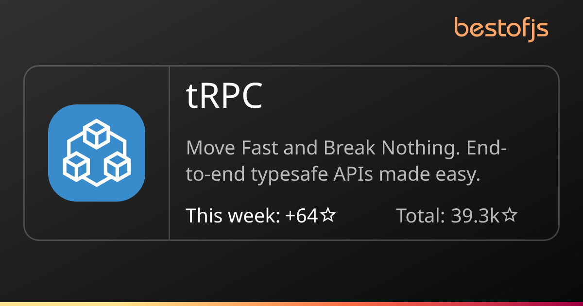 Best of JS • tRPC