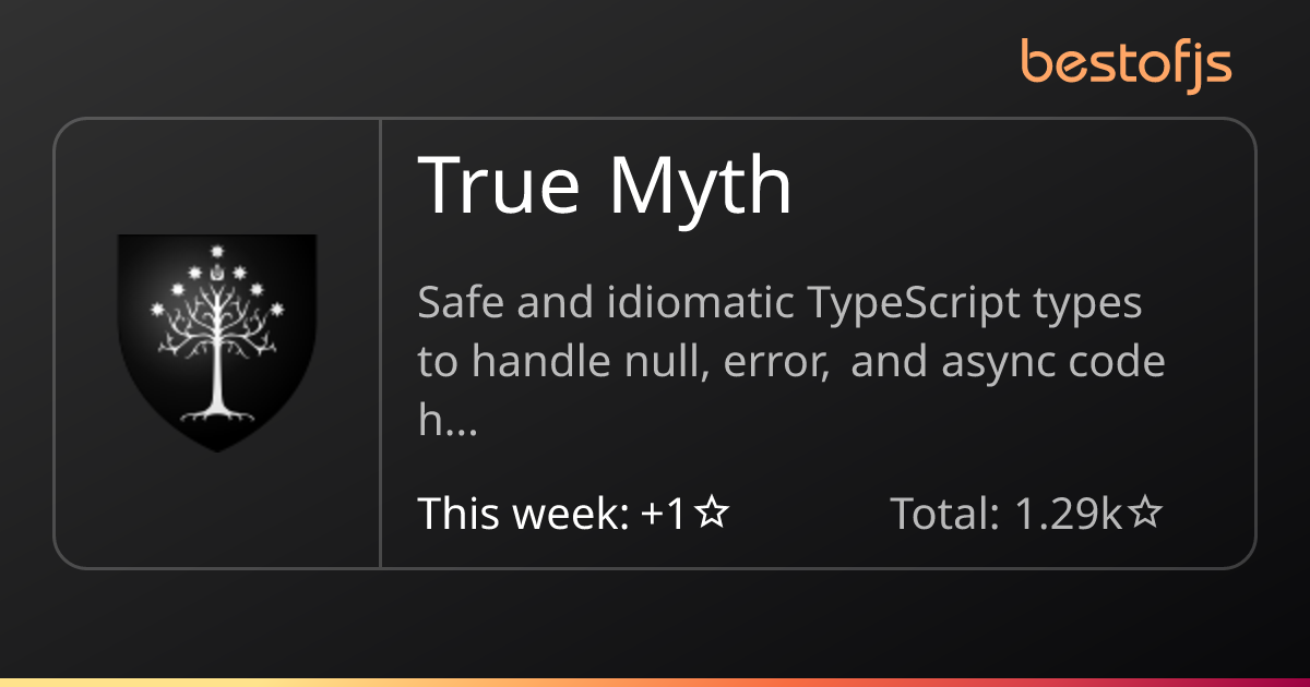 Best of JS • True Myth