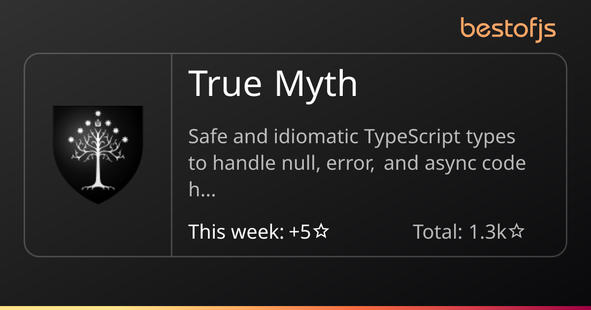 Best of JS • True Myth