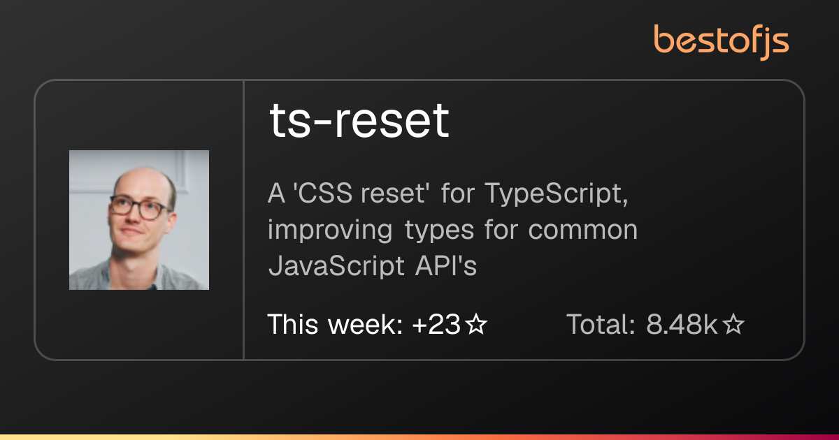 Best of JS • ts-reset