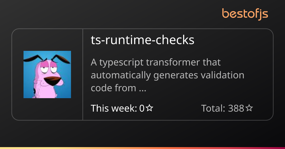 Best Of Js • Ts Runtime Checks 8598