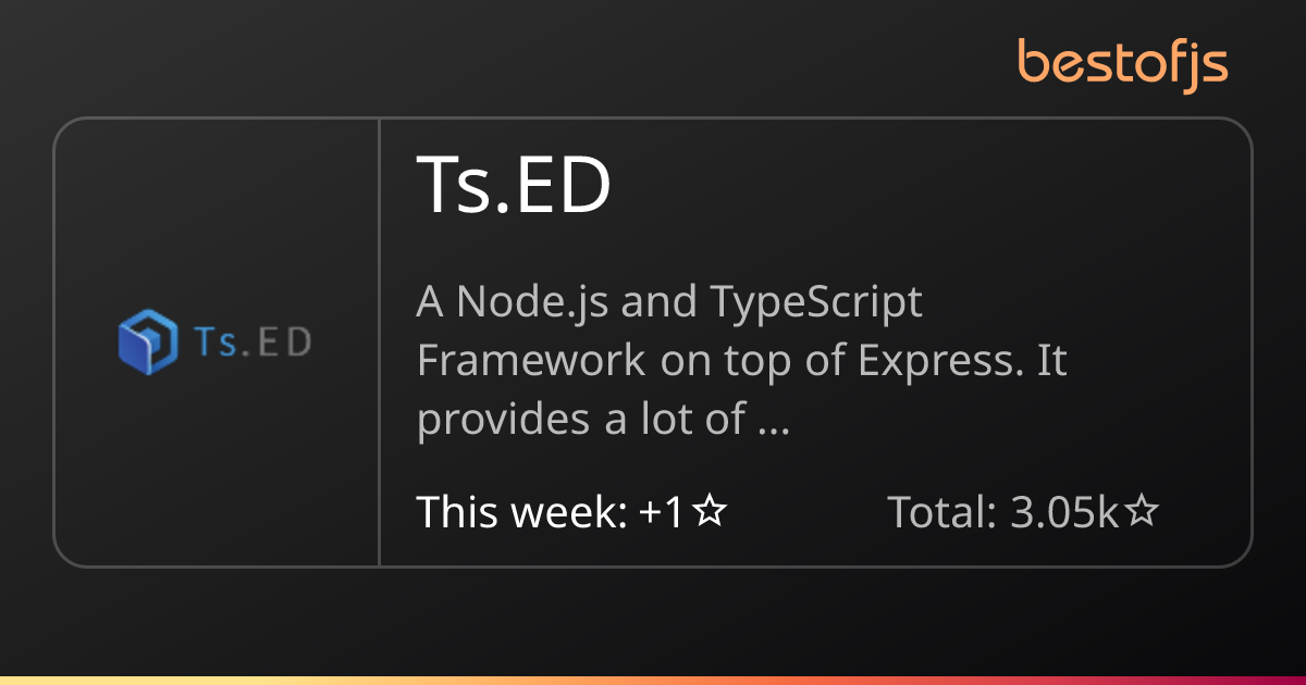 Best of JS • Ts.ED