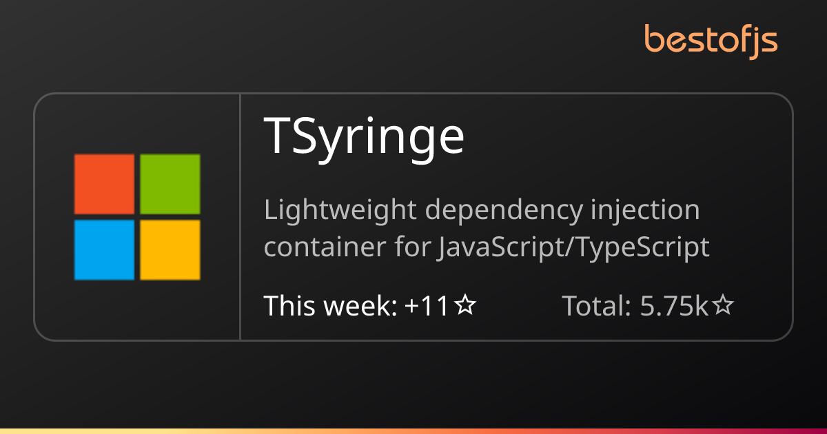 Best of JS • TSyringe