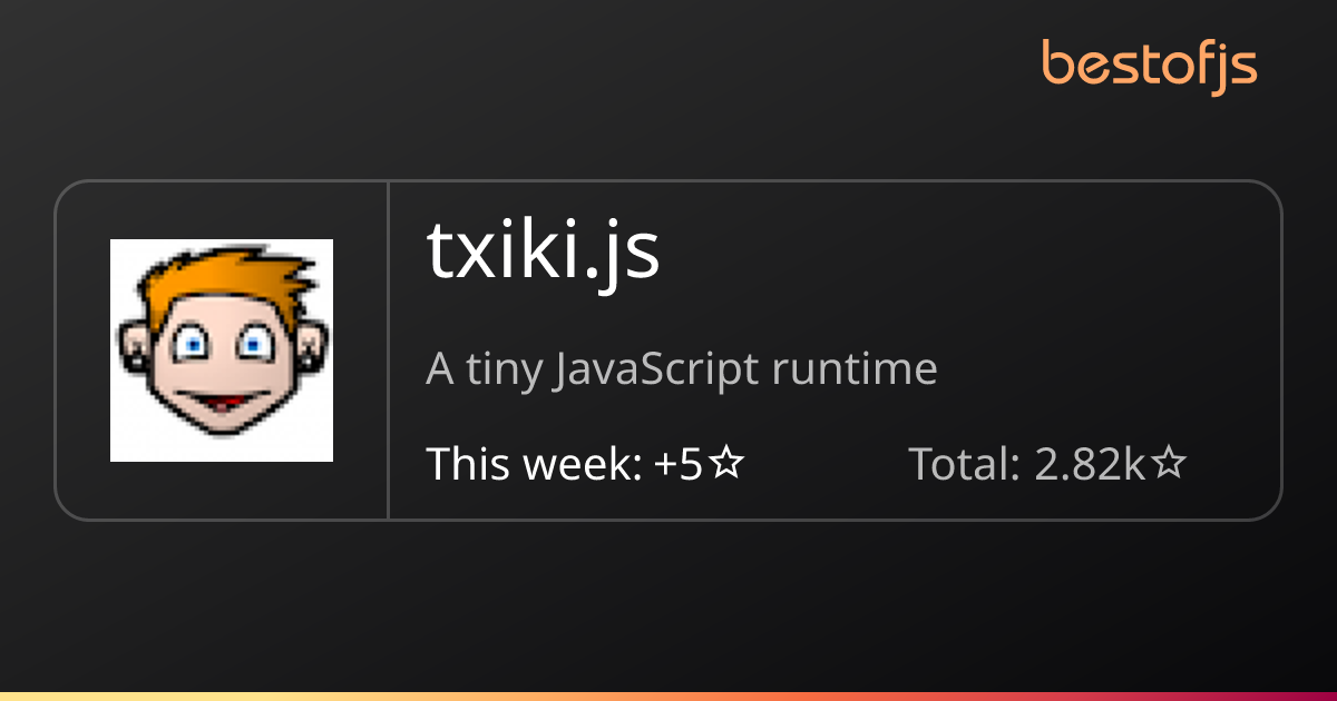 Best of JS • txiki.js
