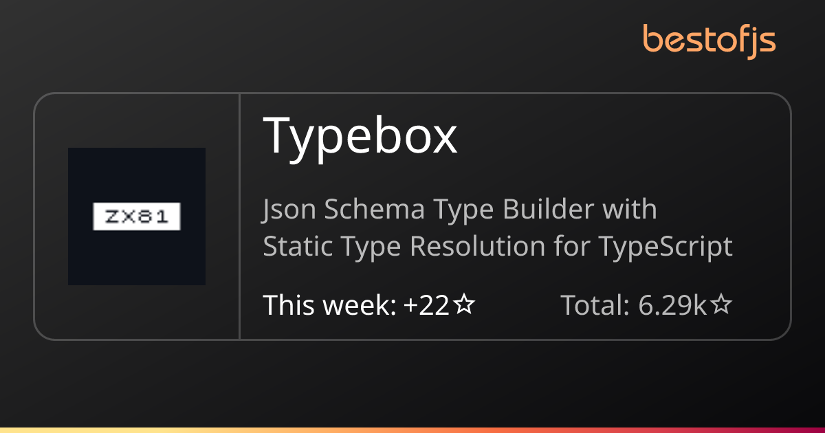 Best of JS • Typebox