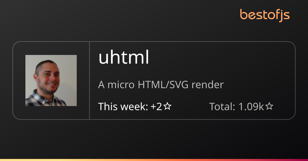 Best of JS • uhtml