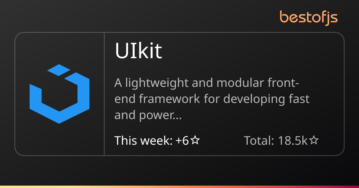 Best of JS • UIkit