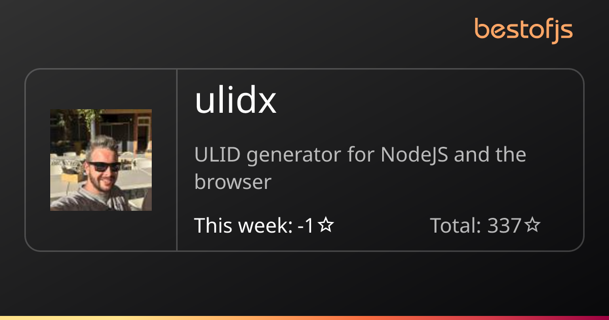 Best of JS • ulidx