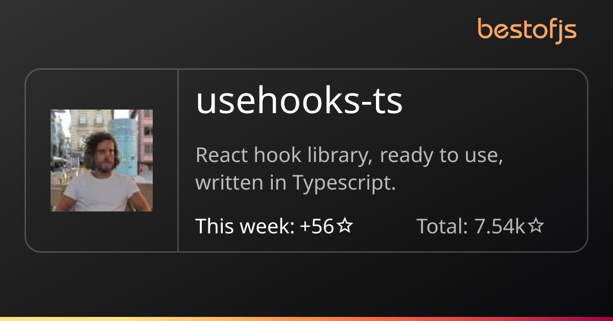 Best of JS • usehooks-ts