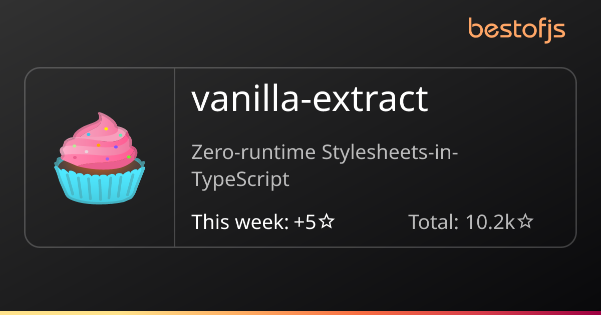 Best of JS • vanilla-extract