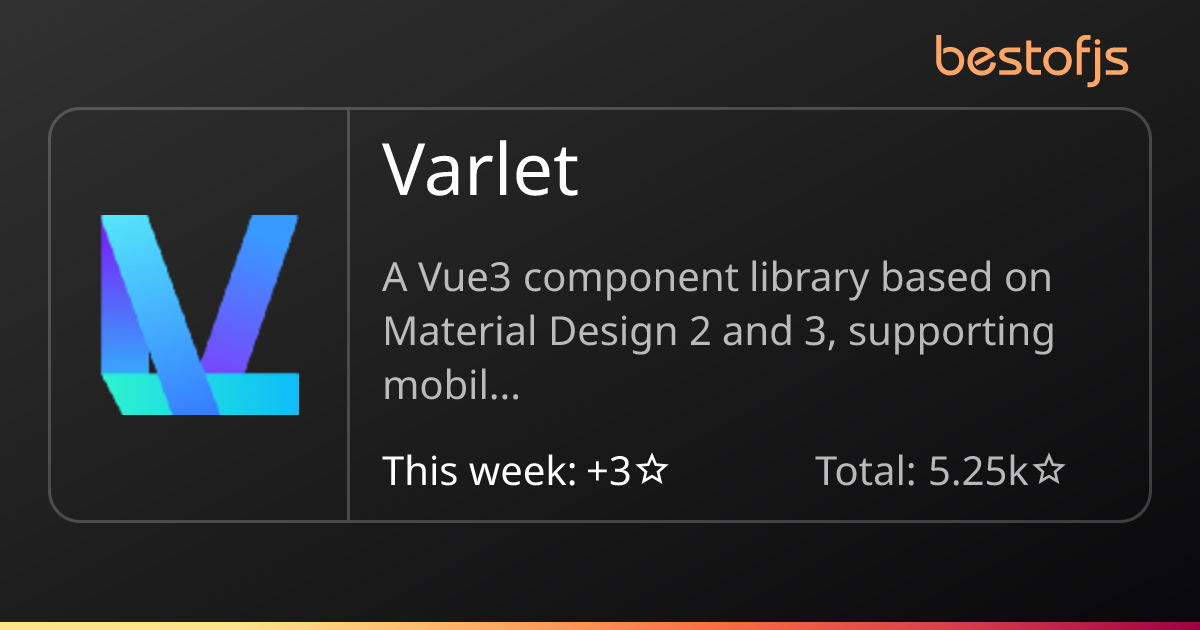 Best of JS • Varlet
