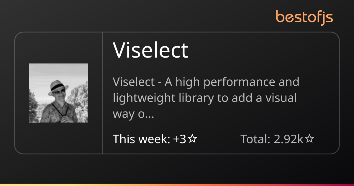 Best of JS • Viselect