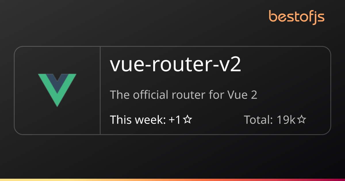 Best of JS • vue-router-v2 Best of JS • vue-router-v2