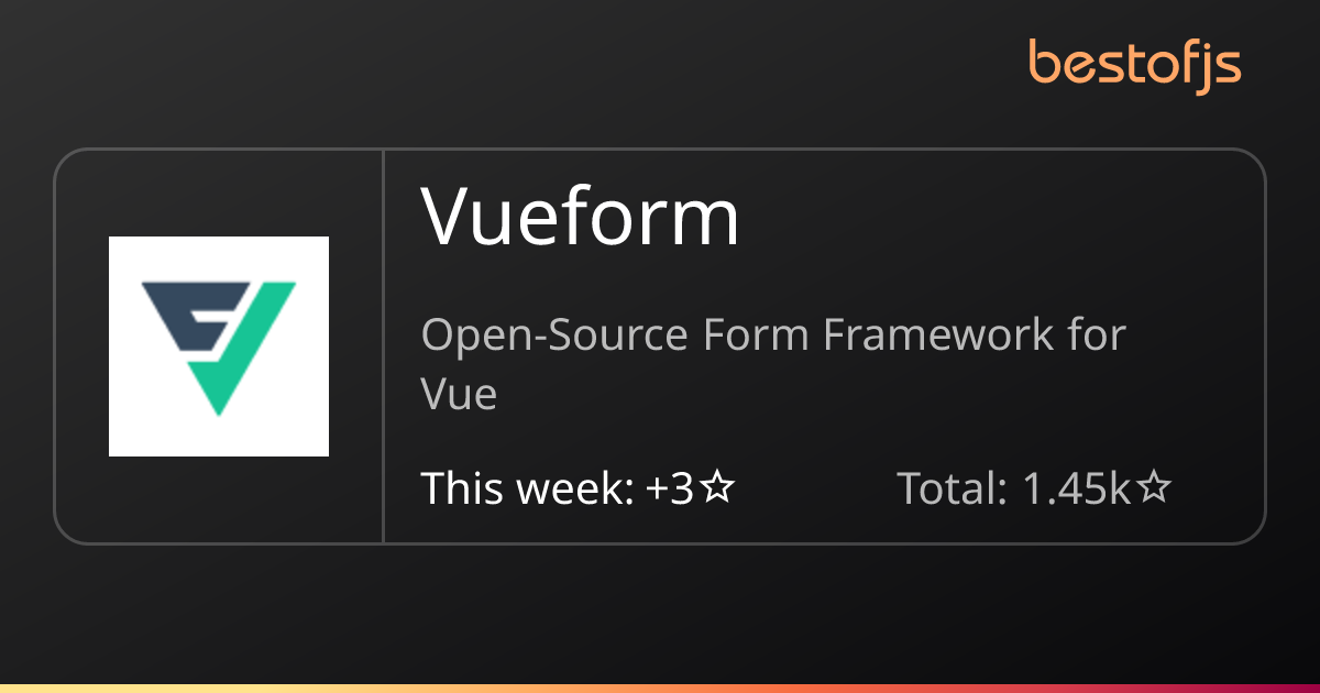 Best of JS • Vueform